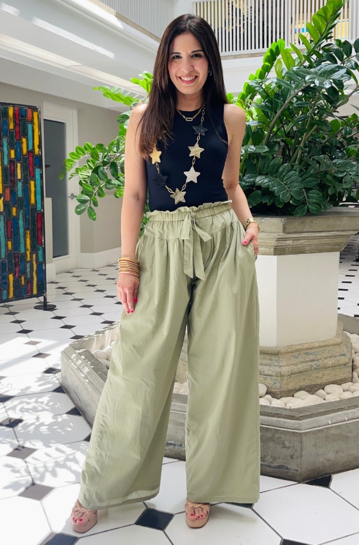 FREE SHIPPING - Woven Long Pants with Draw String – Prinket